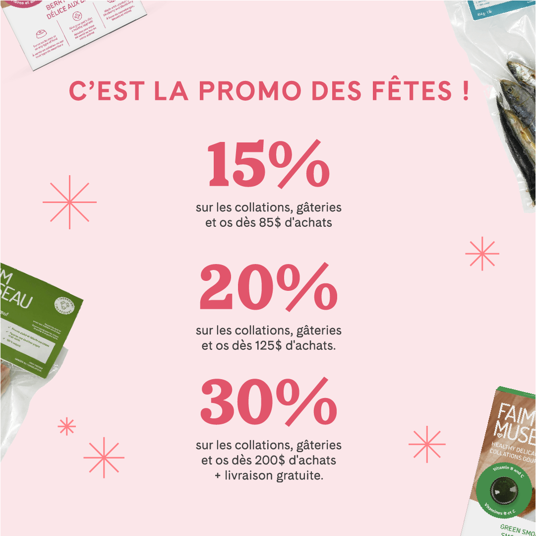 Viande crue pour Chiens et Chats | Fait au Québec | Faim Museau